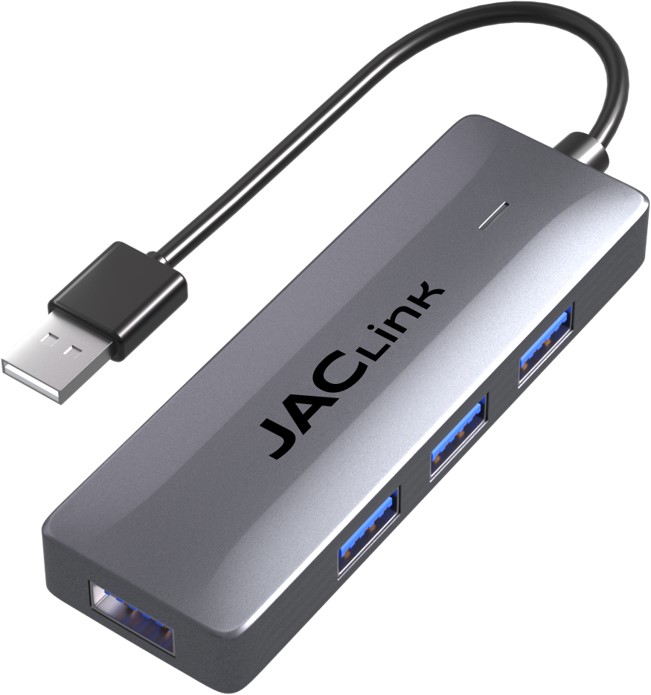 Prodacom :: JACLINK USB 3.0 HUB 4 PUERTOS SILVER